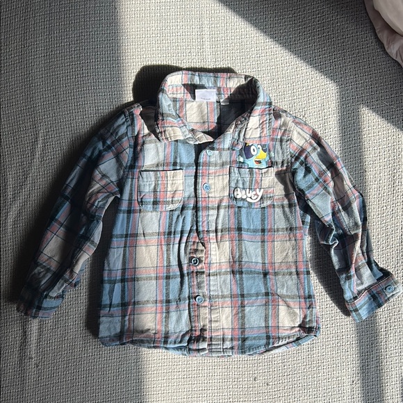 Ludo Studio | Shirts & Tops | Bluey Plaid Kids Shirt | Poshmark